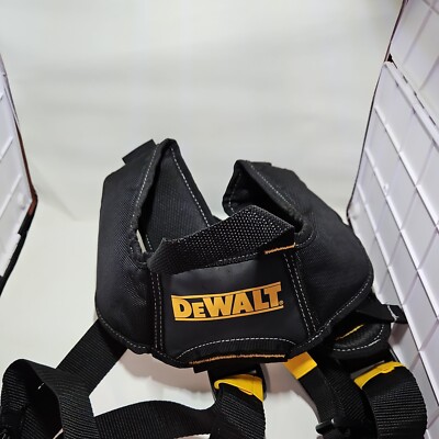 Dewalt Professional Tools Poly Carpenter Tool Belt Suspenders Load Bear | eBay