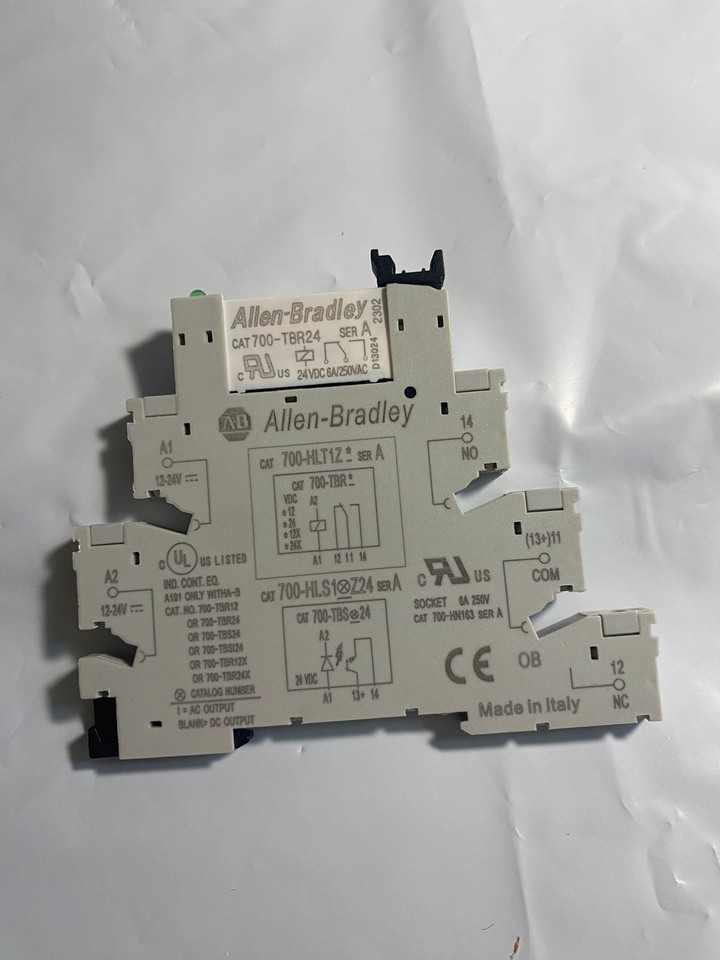 1PCS NEW ALLEN BRADLEY 700-HLT1Z24 TERMINAL BLOCK RELAY WITH 700-TBR24 ...