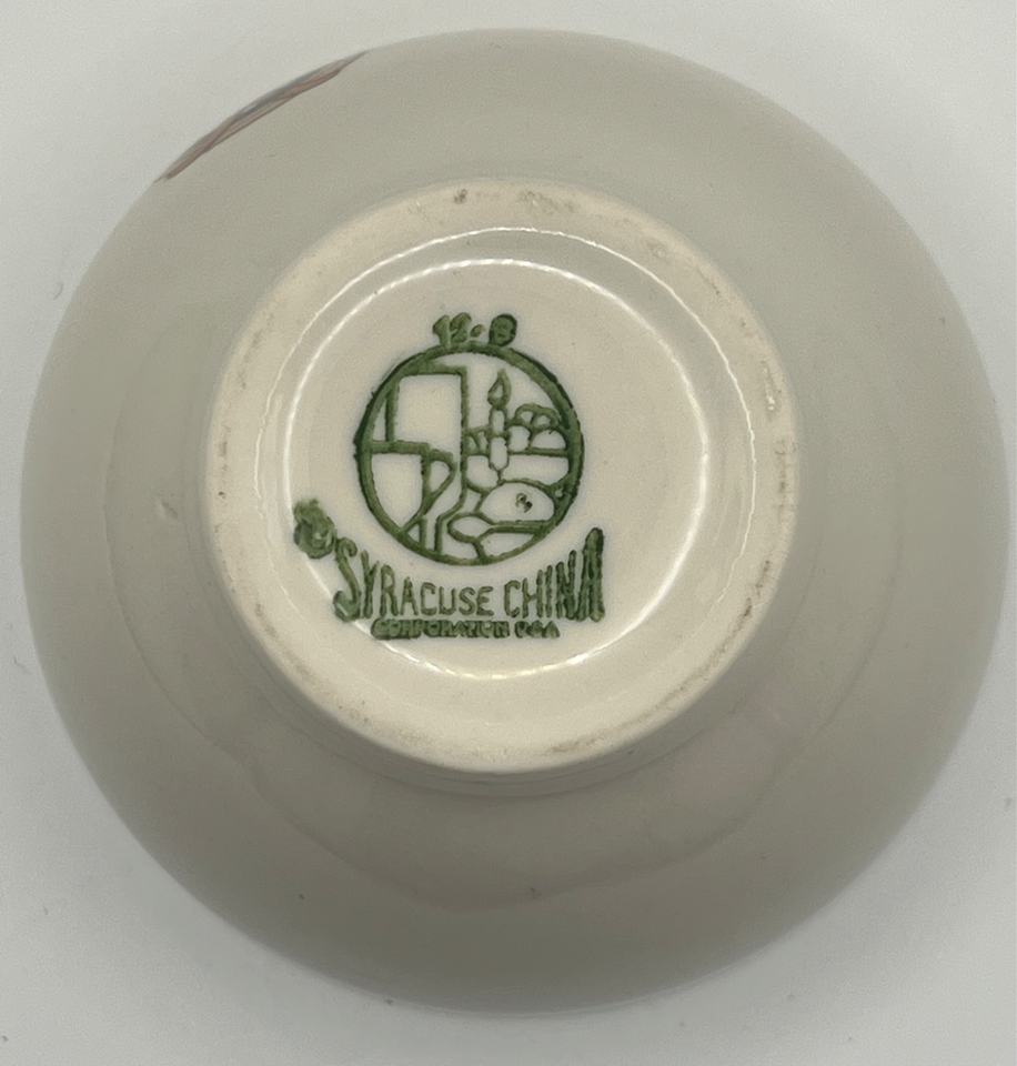 Vintage Syracuse China Custard Cup - KGC Monogram/Logo - 2.5 inches ...