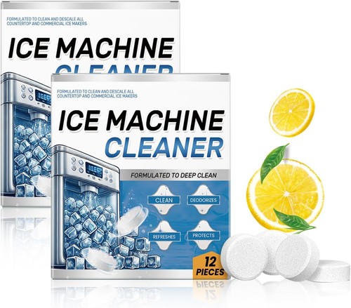 Ice Machine Cleaner Maker Descaler - 24 Clean Tablets, Compatible with ...