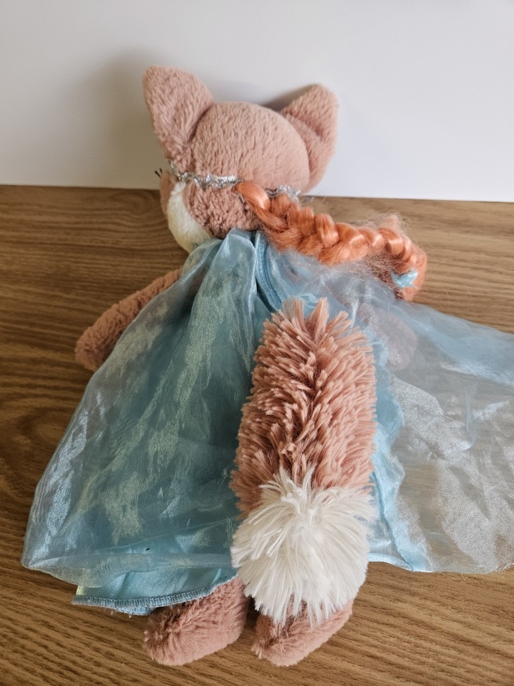 Depesche Snukis Eva the Fox Princess teddy plush Fox soft toy Ice ...