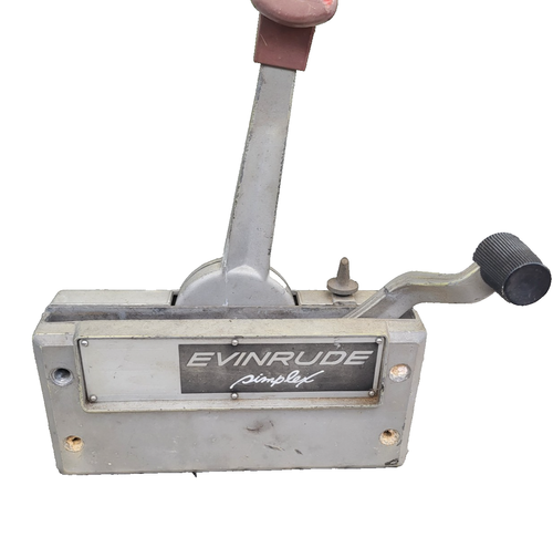 Vintage Evinrude Johnson simplex 2 lever #381371 control box used boat ...