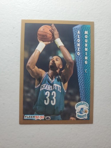Alonzo Mourning 1992-93 Fleer #311 Hornets Basketball RC Rookie Card | eBay