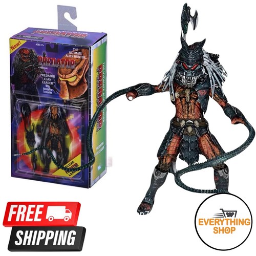 NECA Predator Kenner Deluxe Clan Leader Action Figure PVC Toy ...