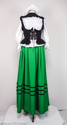 Wench Costume Medieval Ethnic Peasant/Bar Maid/Tavern Wench 4 Pc ...
