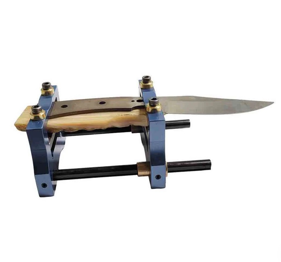 Perpendicular Drilling Fixture - DRILL EASY STRAIGHT HOLES Knife Makers ...