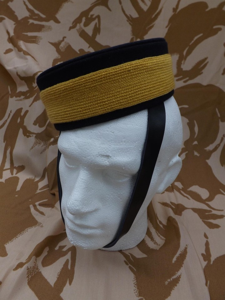 Reproduction British Army Victorian RE / RA Pillbox cap Small 52cm for ...