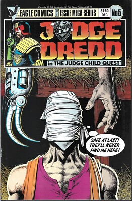 JUDGE DREDD THE JUDGE CHILD QUEST #5 (VF-) COPPER AGE EAGLE COMIC | eBay