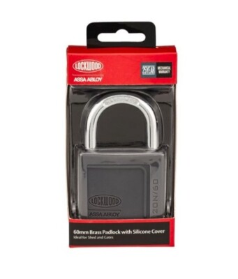 Lockwood 60mm Alloy Silicon Jacket Padlock | eBay Australia
