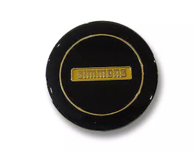 4x New ORIGINAL GENUINE SIMMONS GOLD AND BLACK CENTER CAP. Fits All ...