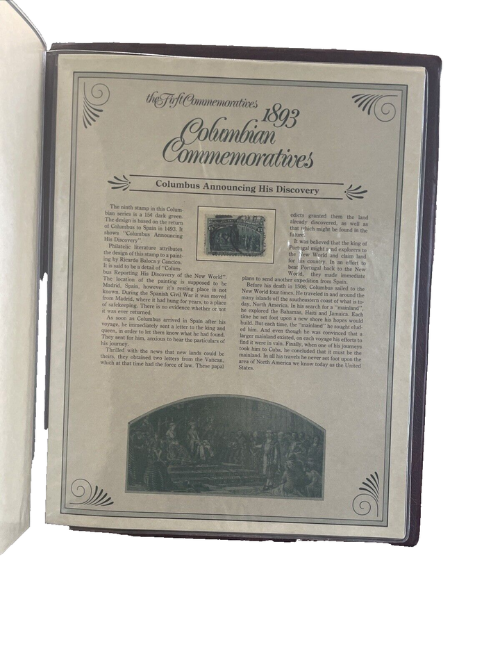 1893 America’s First Commemorative Stamps From The Colombian Exposition ...
