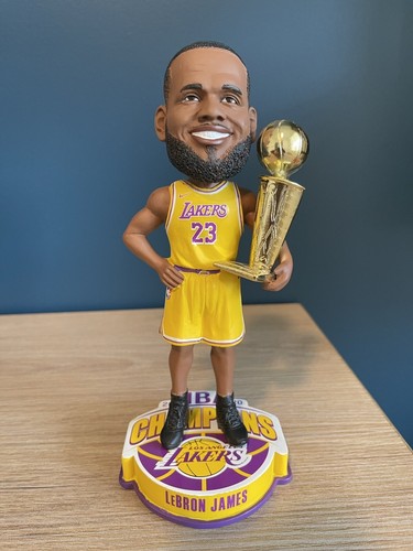 Lebron James Los Angeles Lakers NBA Champions Bobblehead New In Box | eBay