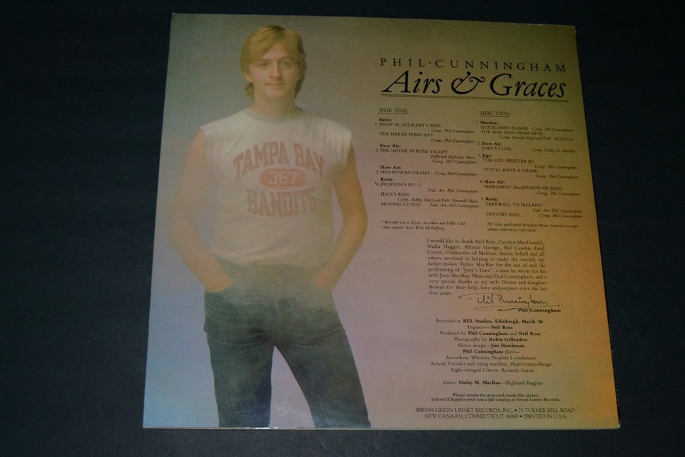 Phil Cunningham~Airs & Graces~1984 Celtic Folk~Green Linnet SIF303~FAST ...