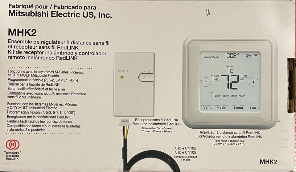 Mitsubishi MHK2 Wireless Remote Controller - OPEN BOX | eBay