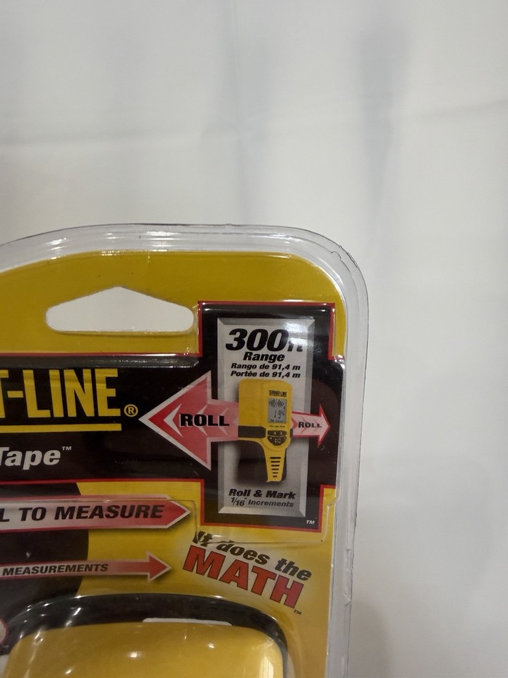 Strait-Line Rolling Tape RT300T 300ft Digital Measuring Tool New Sealed ...