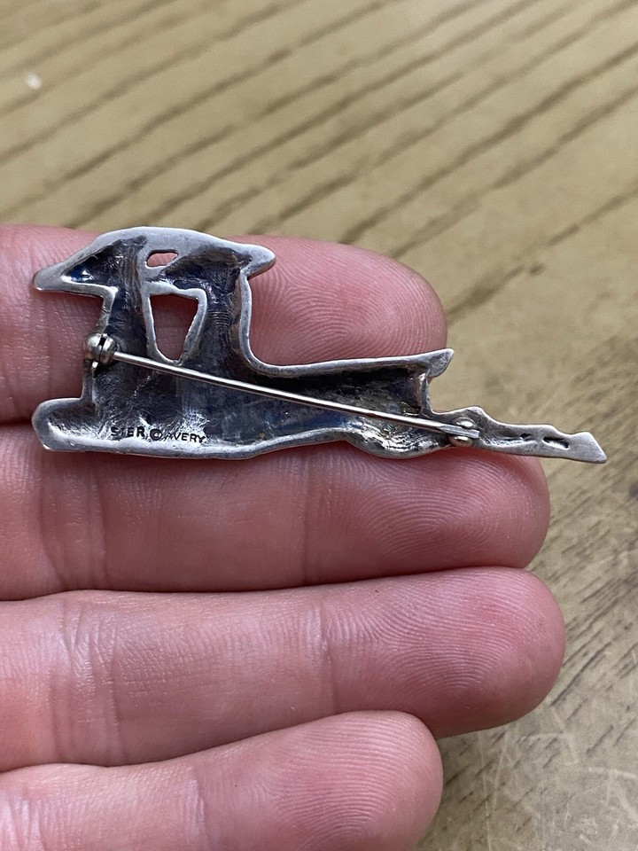James Avery Sterling Silver 925 Designer Signed Leaping Deer Brooch Pin ...