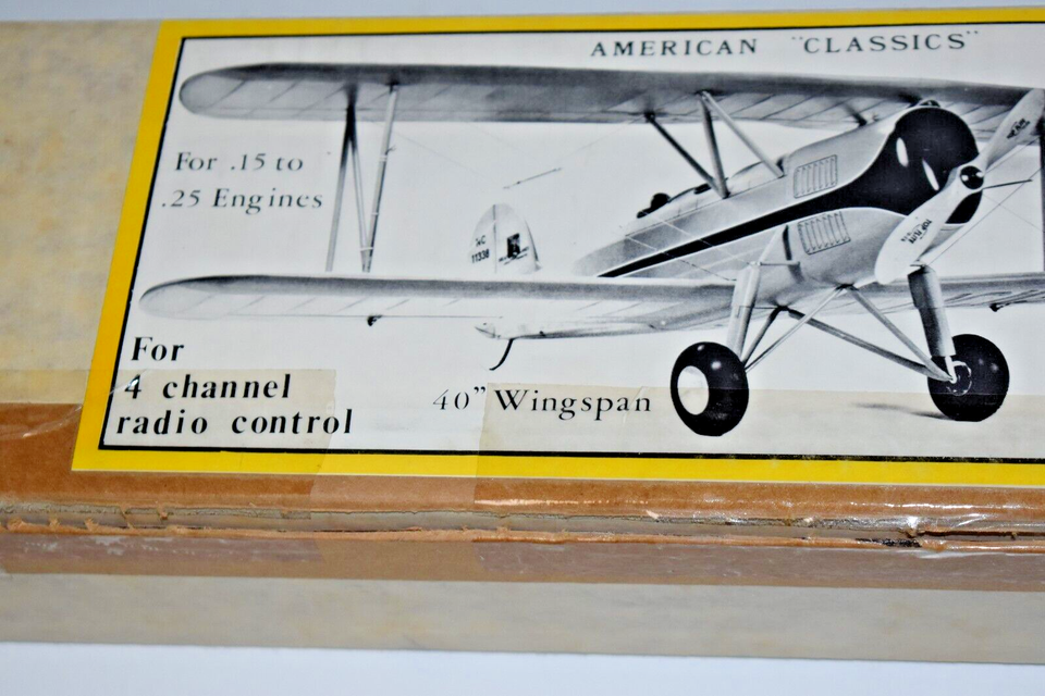 Vintage Flyline Models Great Lakes "Trainer" RC Model Kit 40" WS - NOS ...