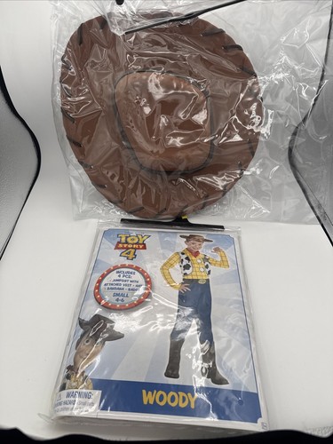 New Disney Toy Story 4 Woody Costume Child Size Small 4-6 Complete | eBay