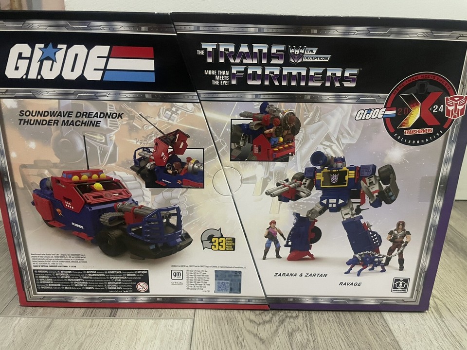 Transformers Collaborative G.I. Joe x Transformers Soundwave Thunder ...