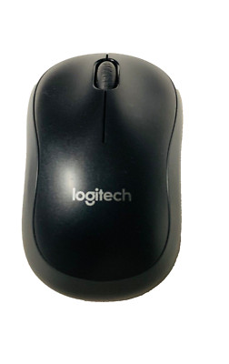 Logitech M185 Wireless Mouse with Dongle Black and Gray | eBay
