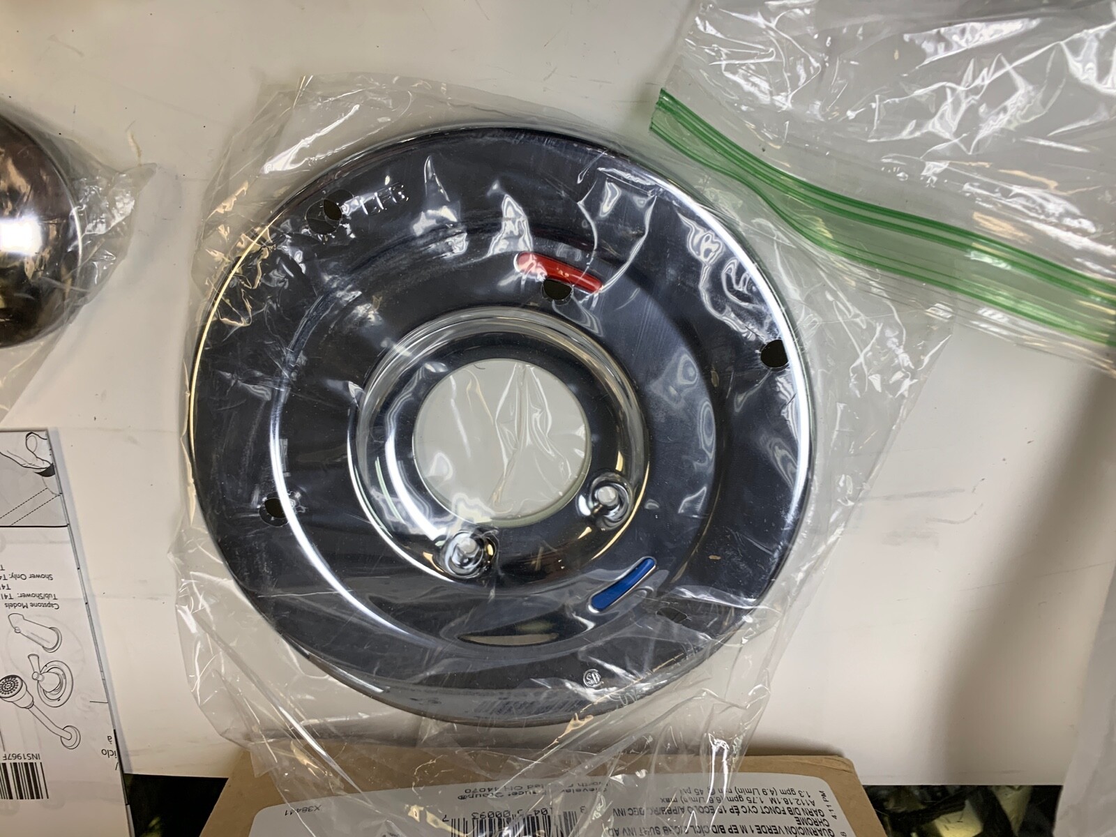 MOEN CFG 40311CGR CORNERSTONE CHROME TUB SHOWER TRIM KIT MADE IN THE U ...