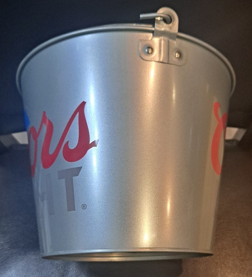 Coors Light Beer Mountain Logo 5 Quart Metal Ice Bucket - Great ...