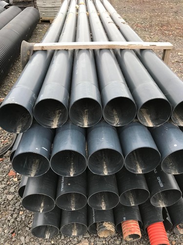 450mm Twin Wall plastic Drainage Pipe 6m duct twinwall water culvert ...