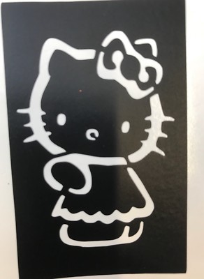 5 Standing Hello Kitty stencils top up ur glitter tattoo kit facepainting | eBay UK