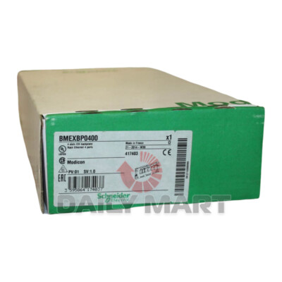 New In Box SCHNEIDER BMEXBP0400 Ethernet Backplane Rack | eBay