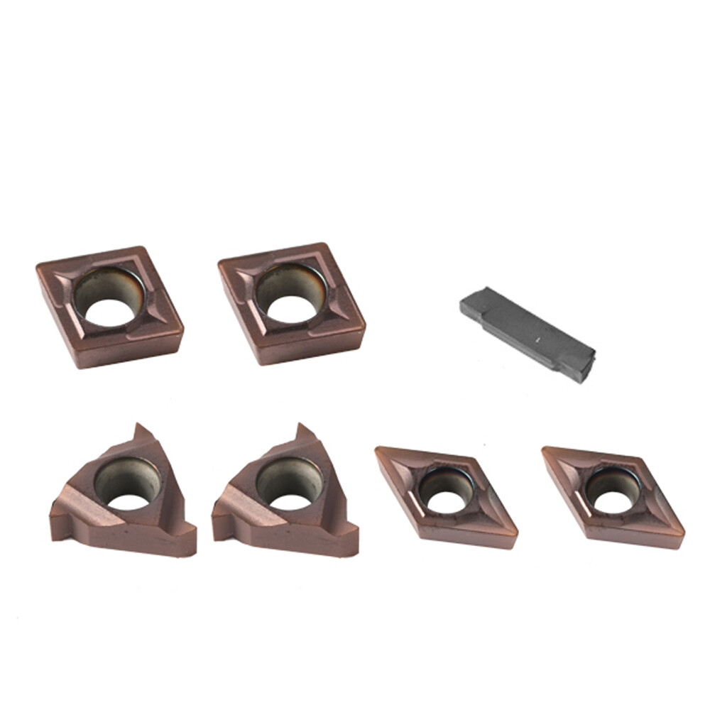 7PCS Multifunctional Solid Carbide Inserts Holder Boring Bar For Lathe ...