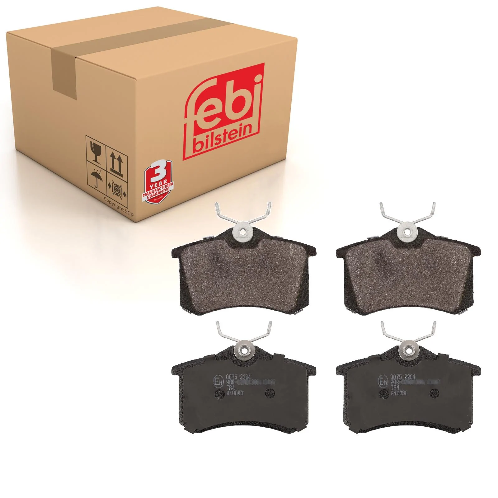 Golf Rear Brake Pads Set Kit Fits VW Caddy Audi A1 A3 5K0 698 451 B ...