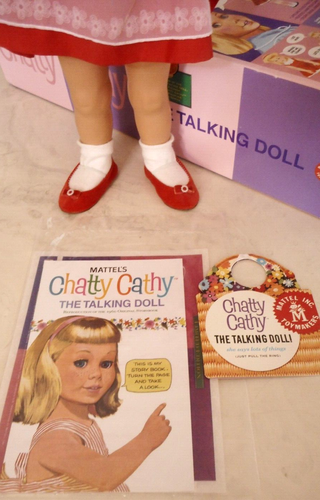 Chatty Cathy Reproduction Talking Doll Blonde/Blue Eyes 1996 NIB Box ...