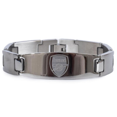 Arsenal FC Oval Plate Stainless Steel Bracelet Official Merch Gift Idea ...