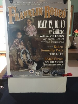2007 RODEO AD / Poster / Flyer ORIGINAL Franklin Tennessee | eBay