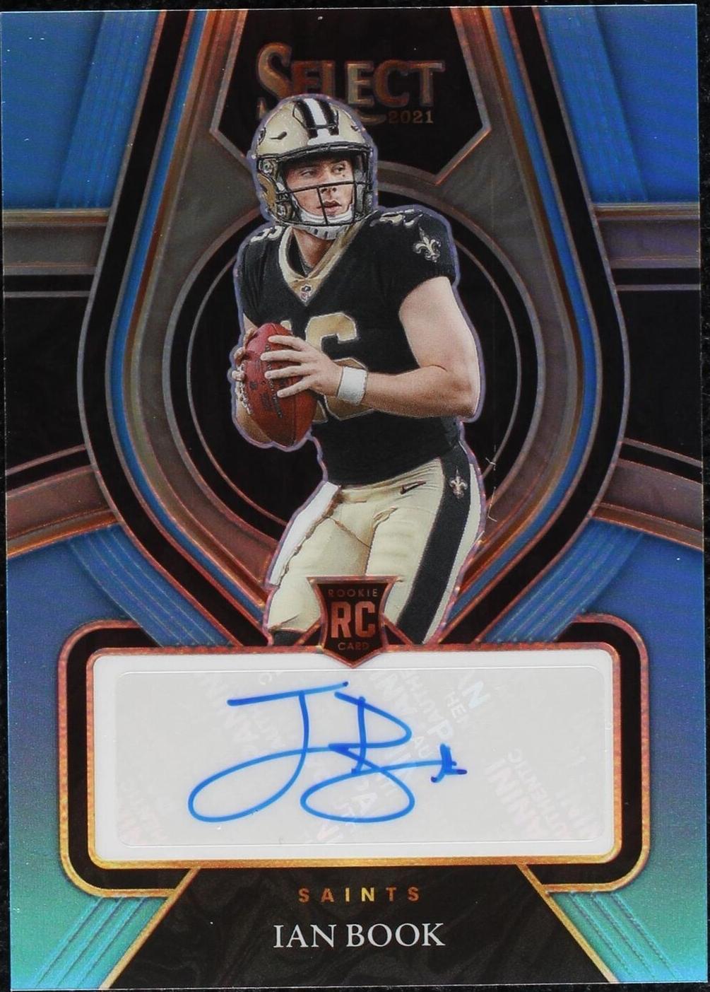 2021 Panini Select - Rookie Signatures Ian Book #RS-IBO Light Blue ...