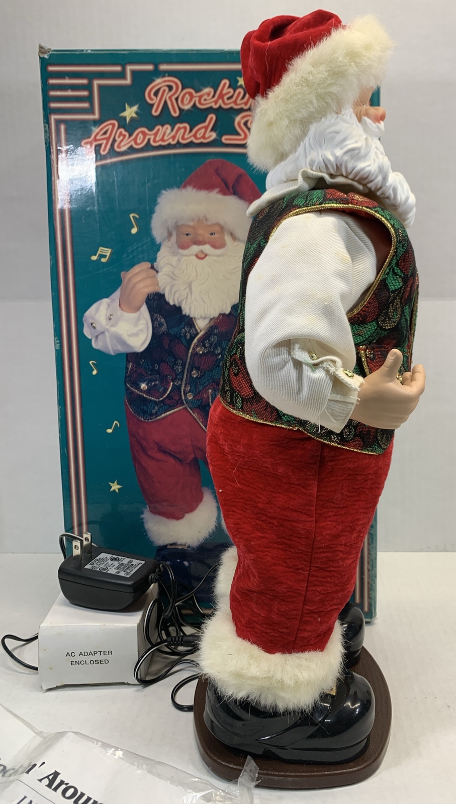 Vtg Rockin Dancing Santa Brenda Lee Rocking Around The Christmas Tree ...
