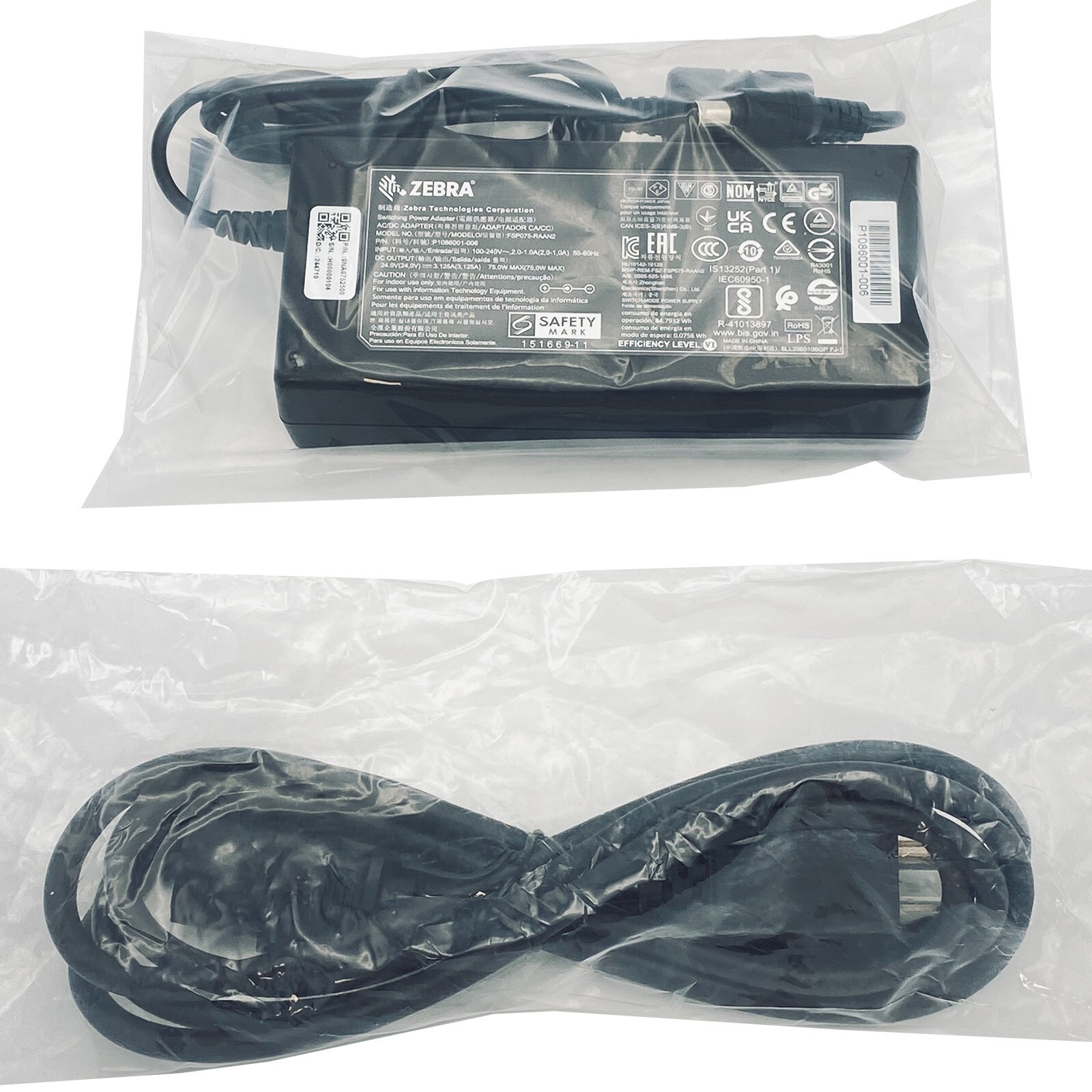 NEW Genuine Zebra AC Adapter For Label Printers GK420d GK420t GX420d ...