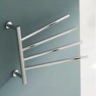 Reina Rance Electric Designer Heated Towel Rail 455mm H x 500mm W ...