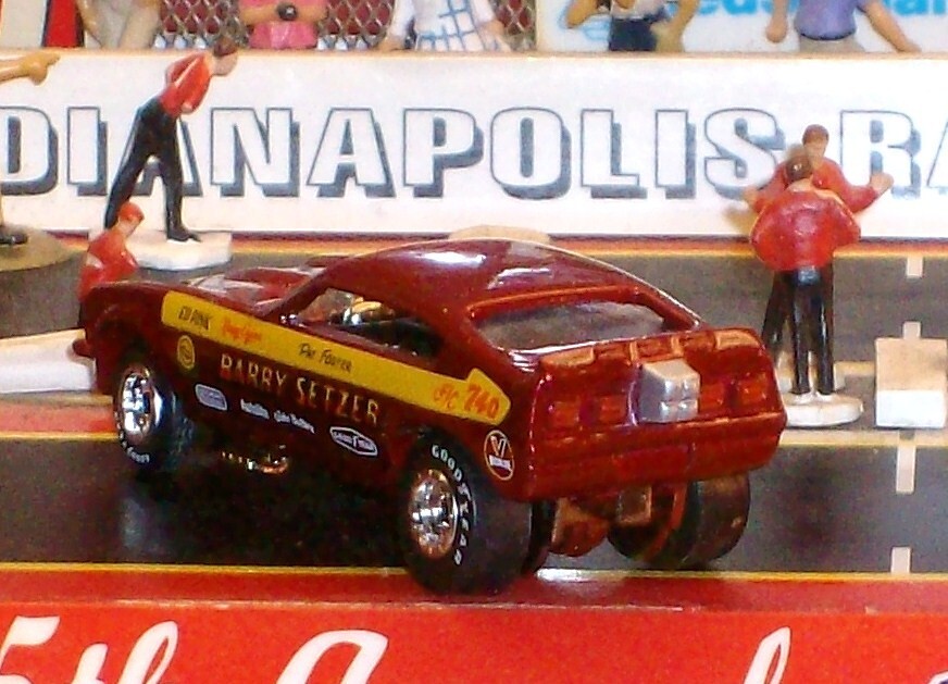 BARRY SETZER 1971 CHEVY VEGA NHRA TOP FUEL FUNNY CAR DRAG STRIP LEGEND ...