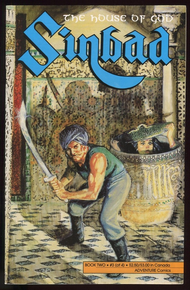 Sinbad Book 2 The House of God Comic Set 1-2-3-4 Lot Adventure Comics ...