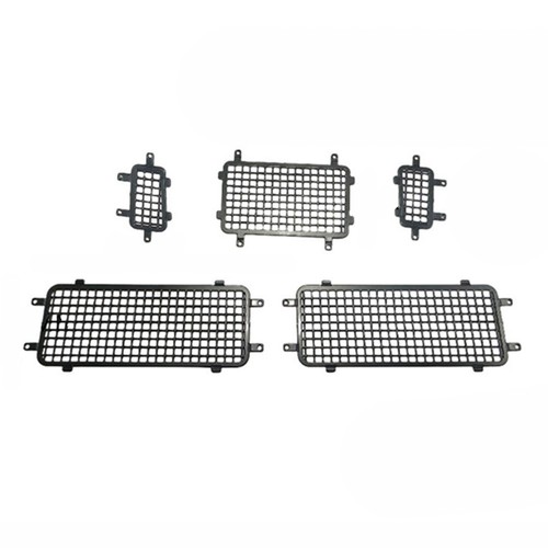 Upgrade Metal Stereo Simulation Window Mesh Kit for TRX4M Defender 1/18 ...