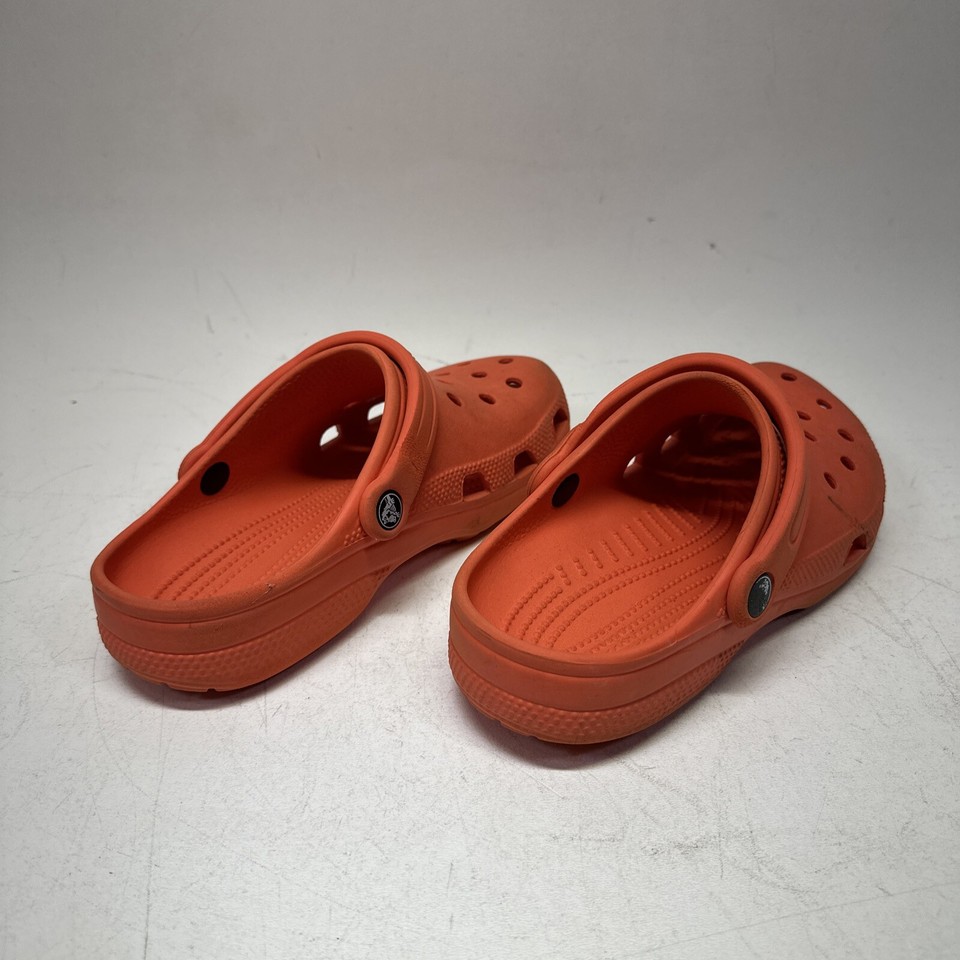 Crocs Classic Junior Size 5 Tangerine Orange Unisex Clog Sandal Shoe | eBay
