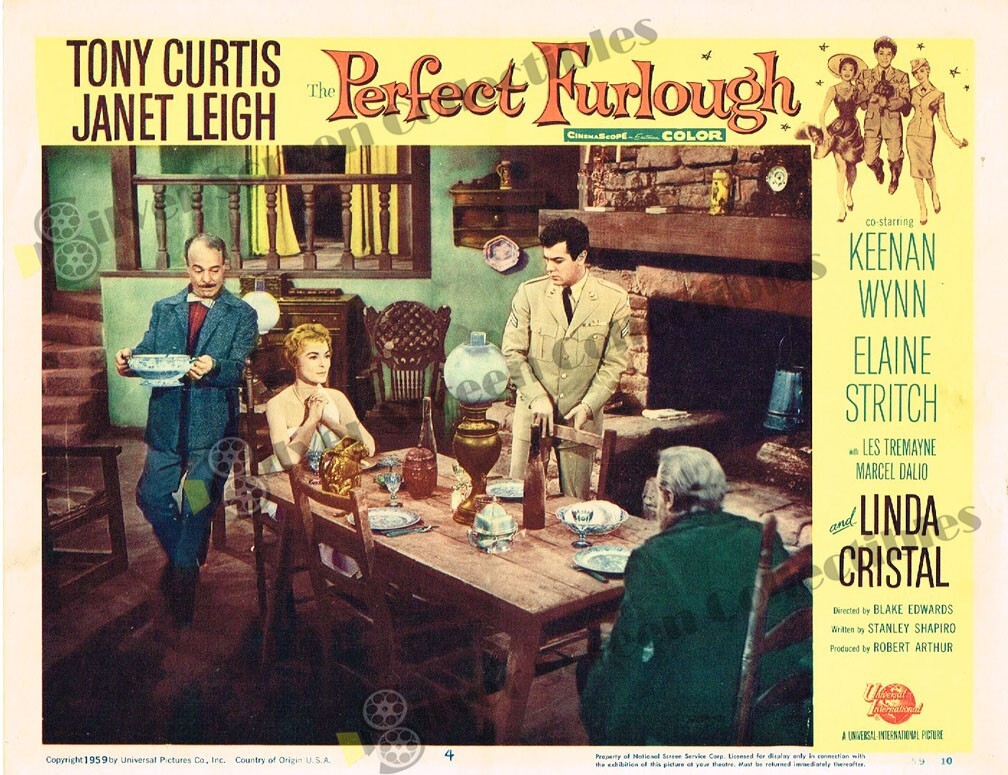 THE PERFECT FURLOUGH (1958) TONY CURTIS - Public Domain DVD NO CASE | eBay