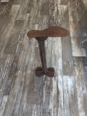 Antique Cobbler’s Shoe Stand c1890 24” Tall Cast Iron By Victor ...
