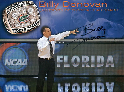 BILLY DONOVAN ~ Signed Autographed 8.5x11 Color Photo ~ College ...