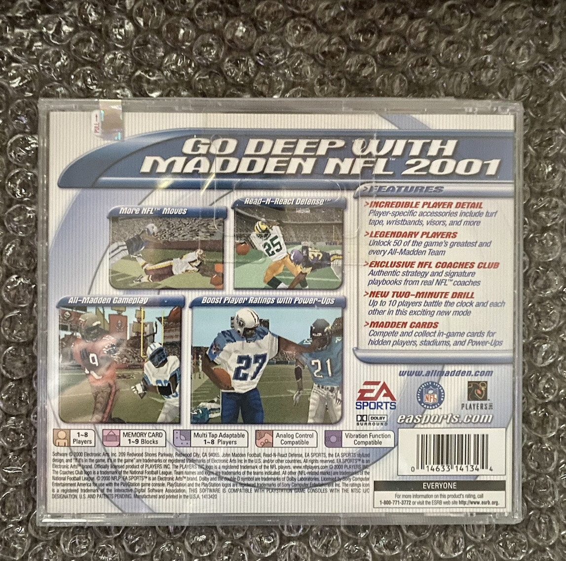 Madden NFL 2001 (Sony PlayStation 1, 2000) for sale online | eBay