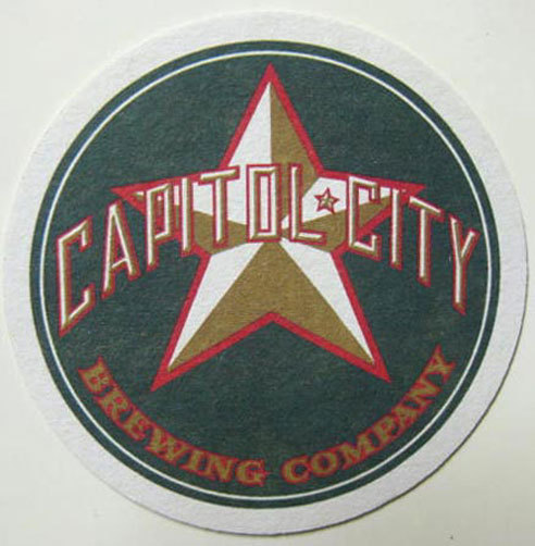 PALE RIDER ALE HELL ON WHEELS Beer COASTER Mat Skull, Capitol City ...