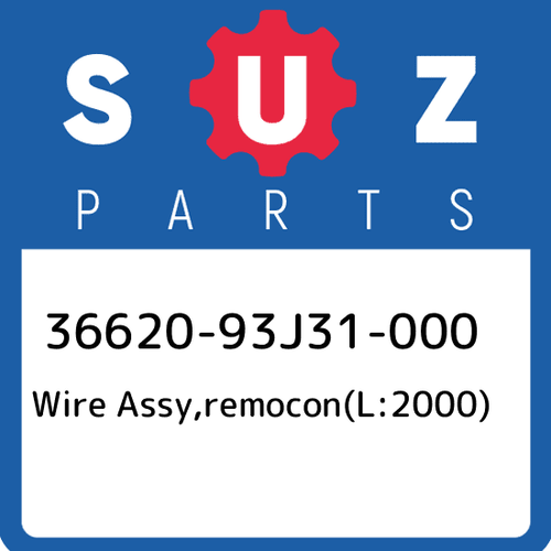 36620-93J31-000 Suzuki Wire assy,remocon(l:2000) 3662093J31000, New ...