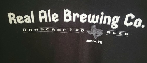 Real Ale Brewing TX Tee. Texas Beer, Brewery. Size L | eBay