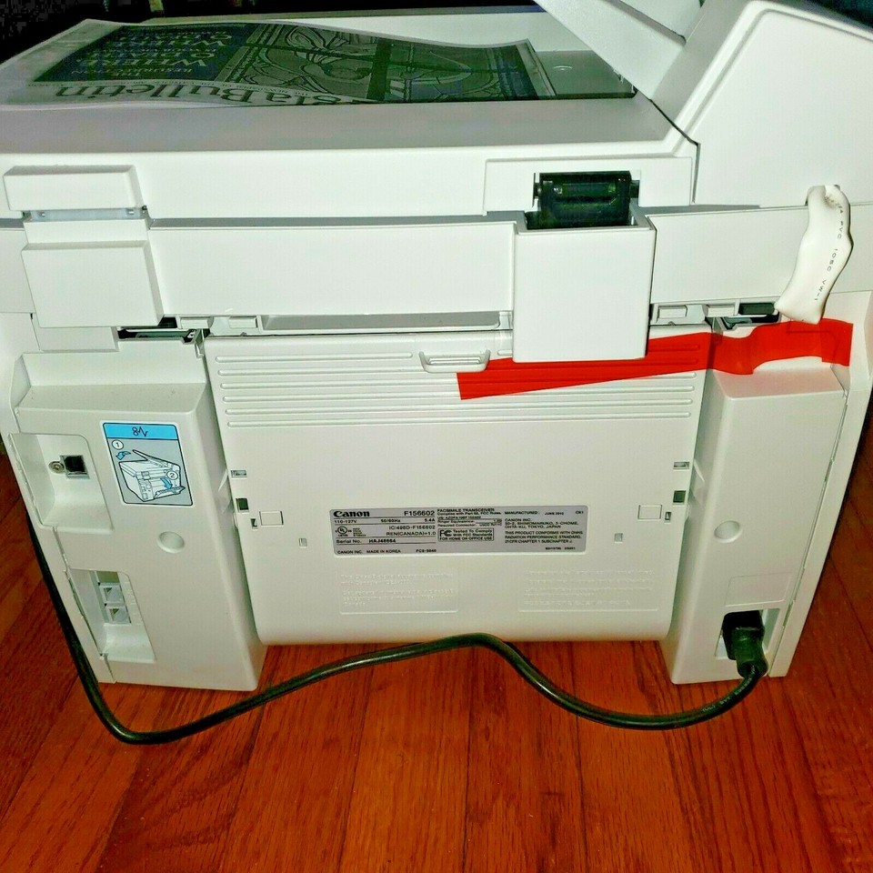 CANON IMAGECLASS MF4350D LASER ALL IN-ONE SUPER G3 PRINTER SR# HAJ46664 ...